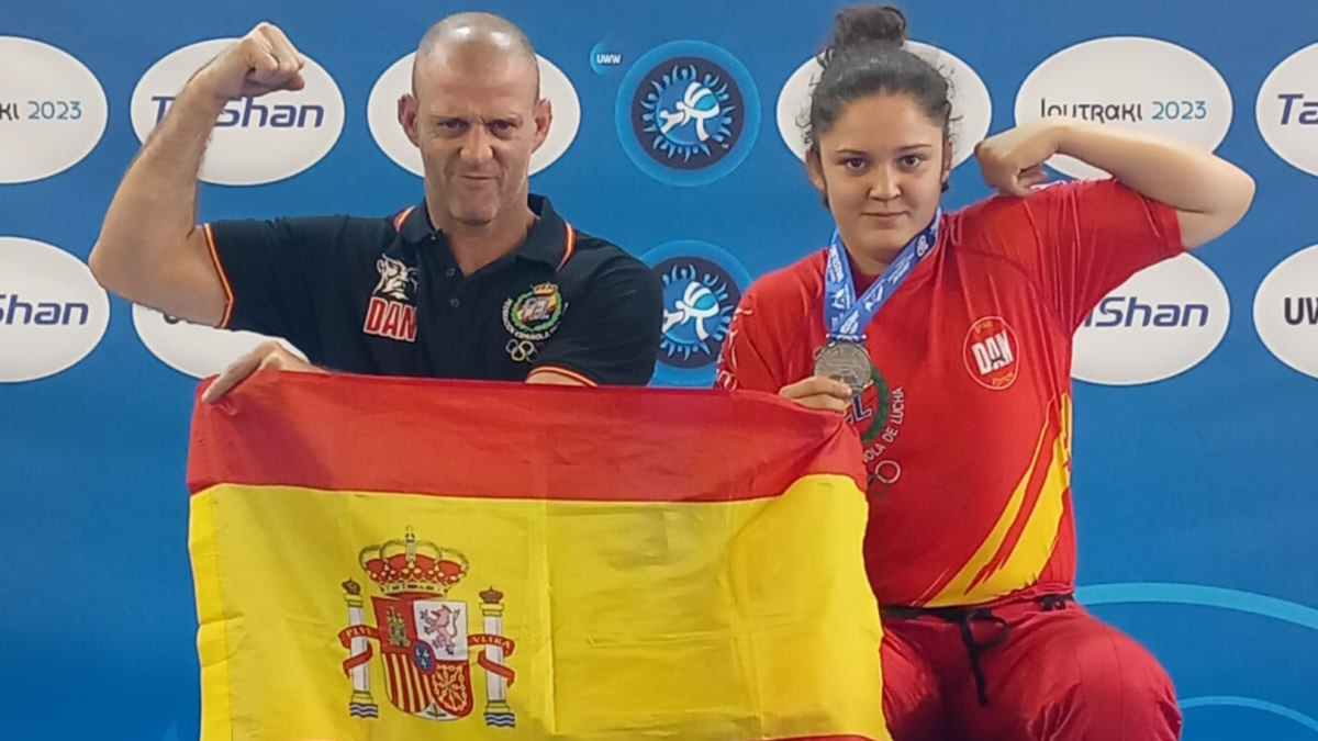 Merche García, doble campeona mundial sub-15 de Grappling