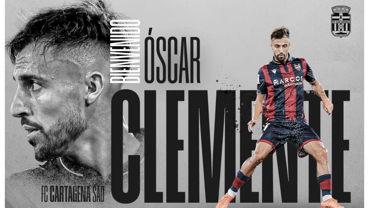 Óscar Clemente sale del Levante y aterriza en Cartagena