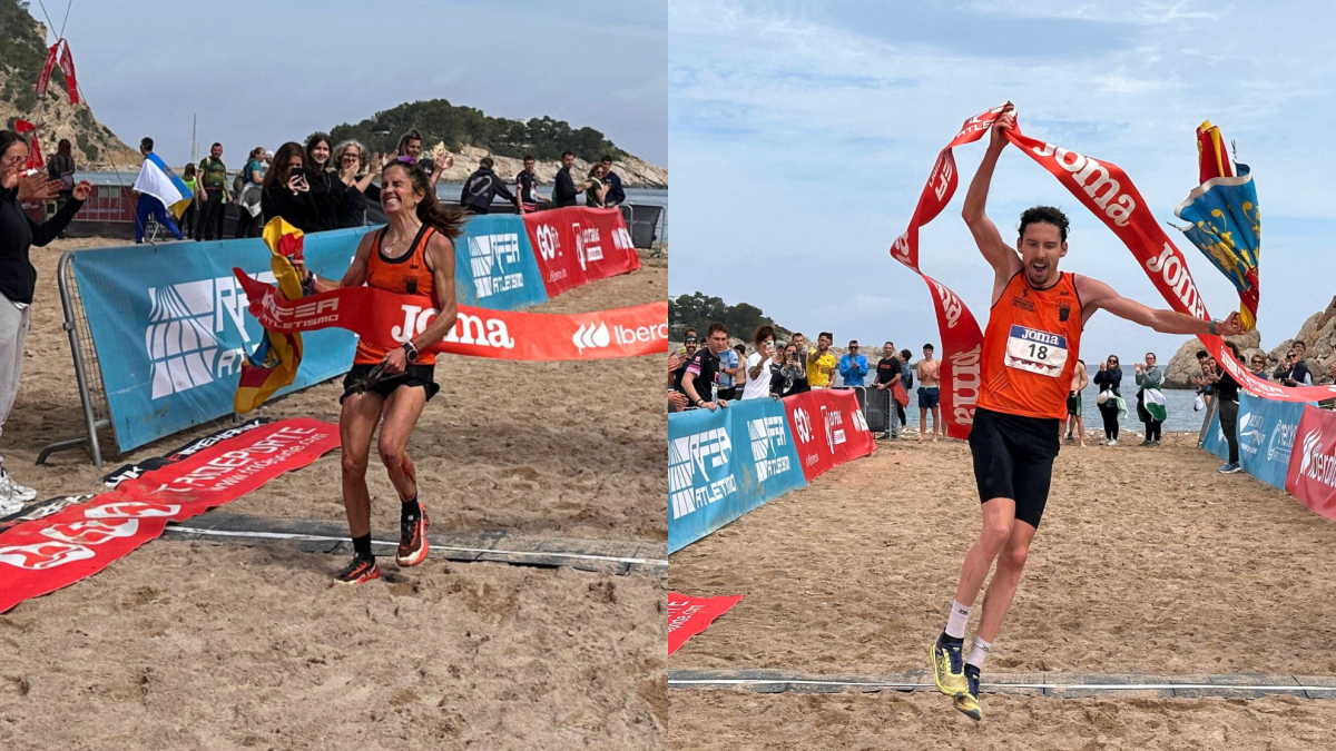 Andreu Blanes y María Fuentes, campeones de España de trail