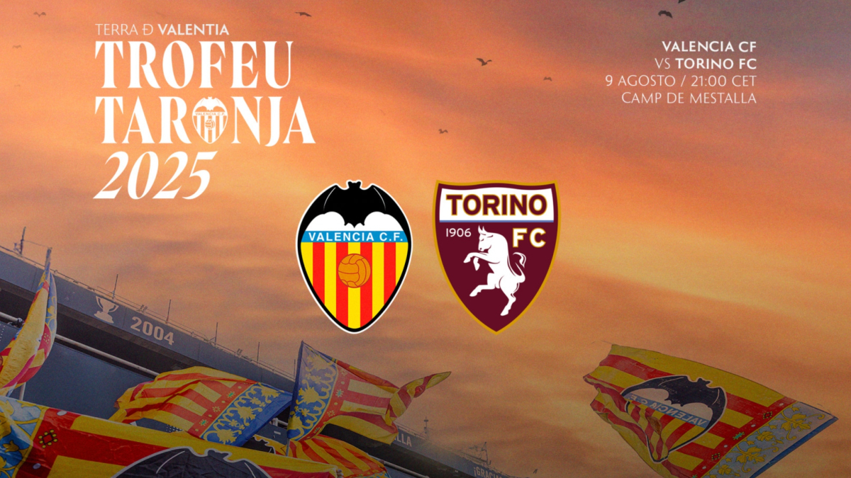 El Torino, rival del Valencia en el Trofeo Naranja el 9 de agosto