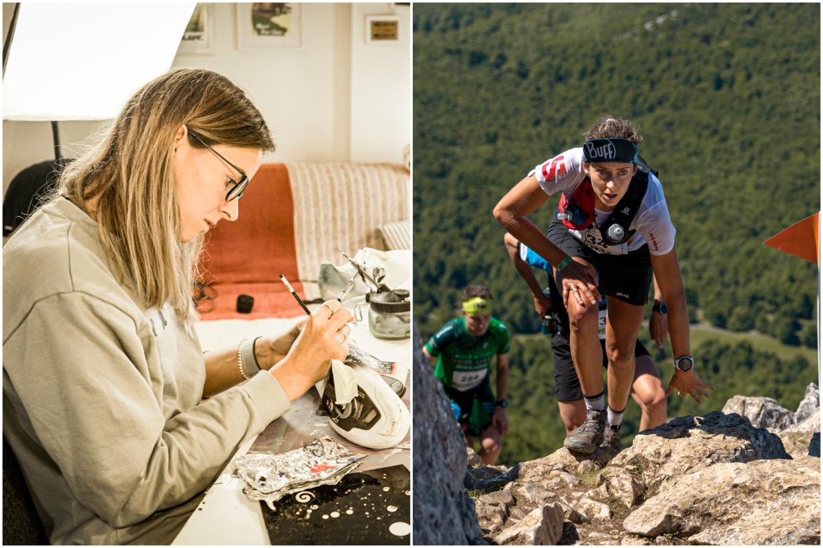 Caitlin Fielder, la corredora de trail que pinta zapatillas
