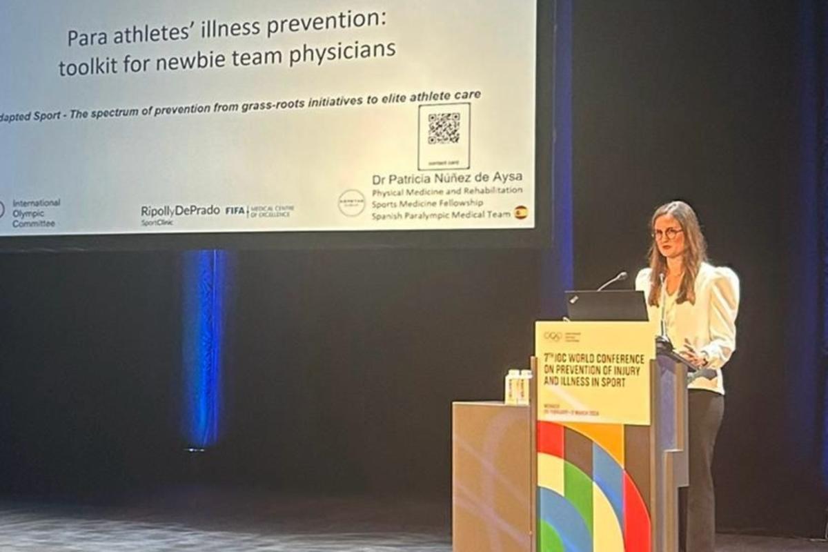 La doctora Núñez de Aysa, protagonista en la cumbre médica del COI