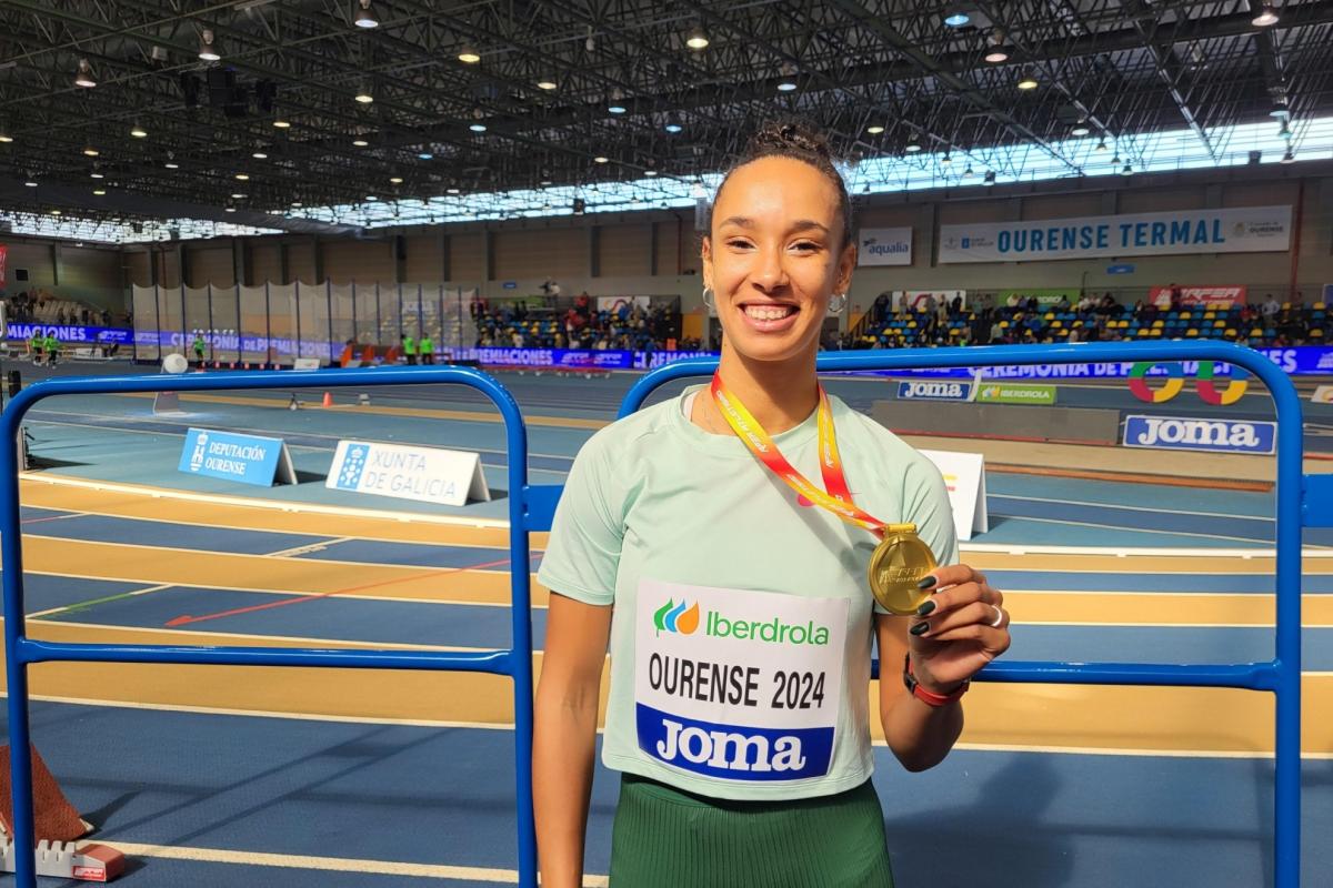 María Vicente también brilla en los 60 vallas: ¡campeona de España y ...
