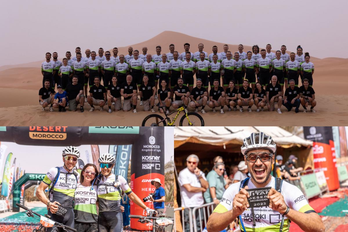 El equipo Kosner - Saltoki Home hace historia en la Titan Desert | Marca