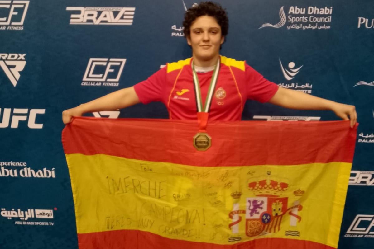 Merche García, peleadora asturiana, se convierte en campeona del mundo ...