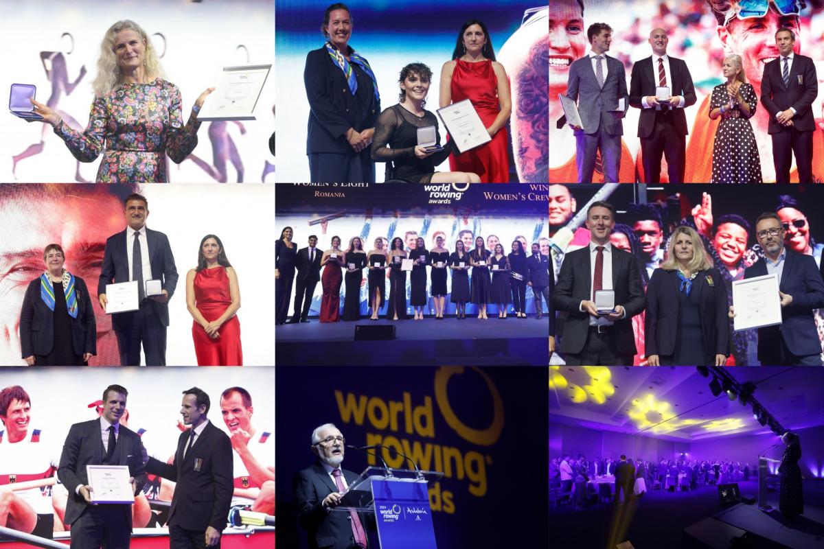 Todos los premiados de los World Rowing Awards