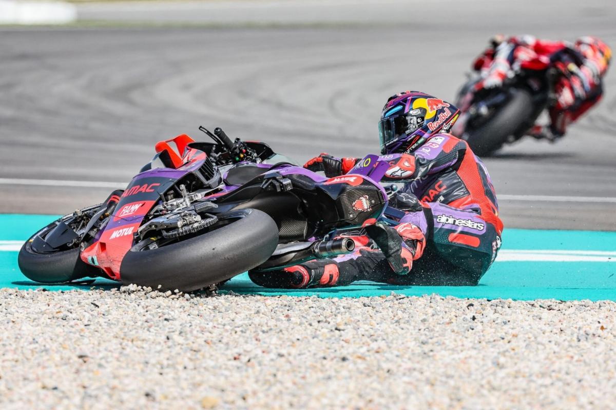 Así fue la caída de Jorge Martín en su lucha por ir a la Q2 | Marca