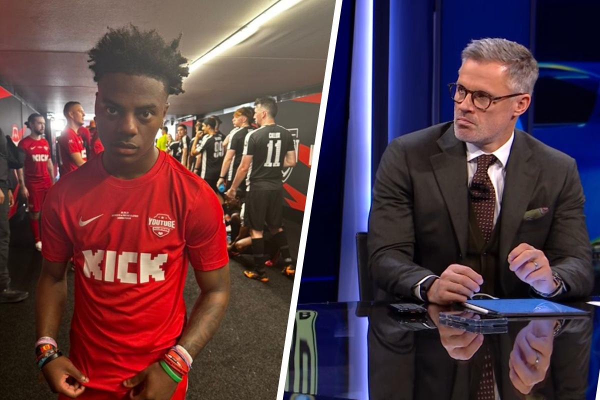 Jamie Carragher reta a Speed a una carrera desde el programa CBS Sports ...