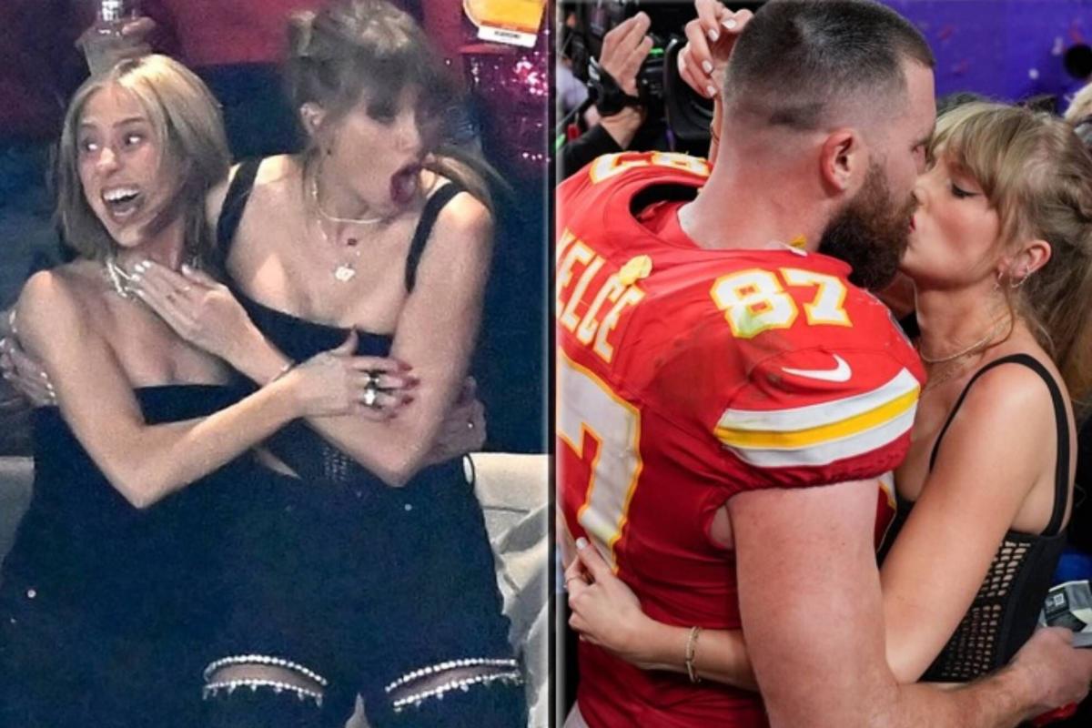 Las locuras de Taylor Swift durante la Super Bowl y su beso para la historia a Travis Kelce