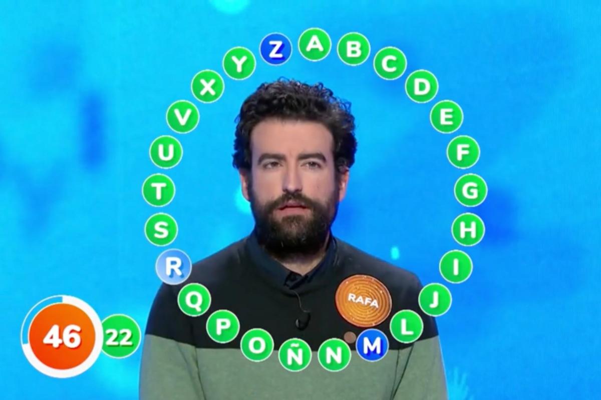 Rafa se la juega con la última letra en 'El Rosco' con un bote ...