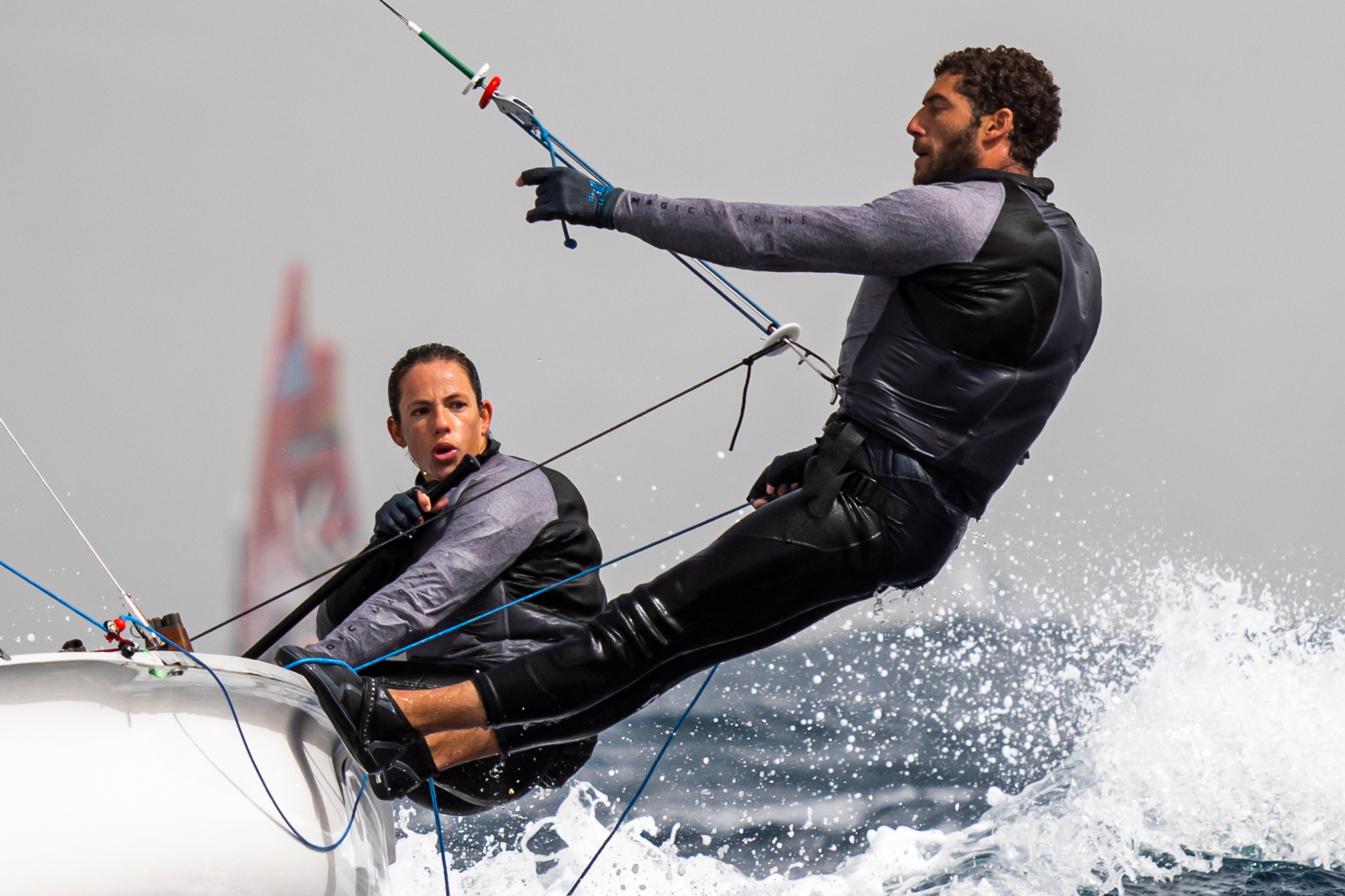 Los 470 españoles dominan en la Lanzarote International Regatta