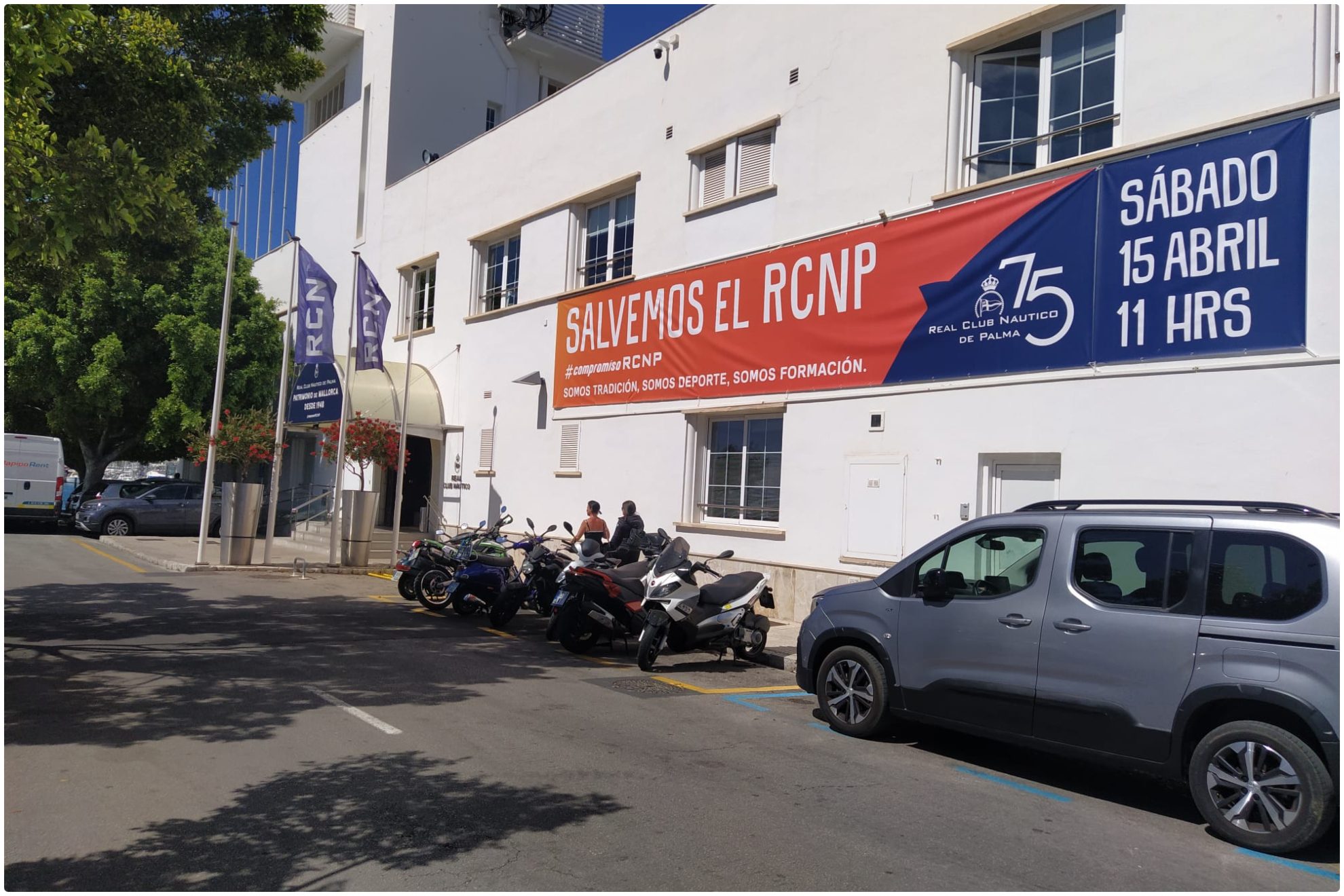 El Real Club Náutico de Palma convoca una manifestación para defender ...