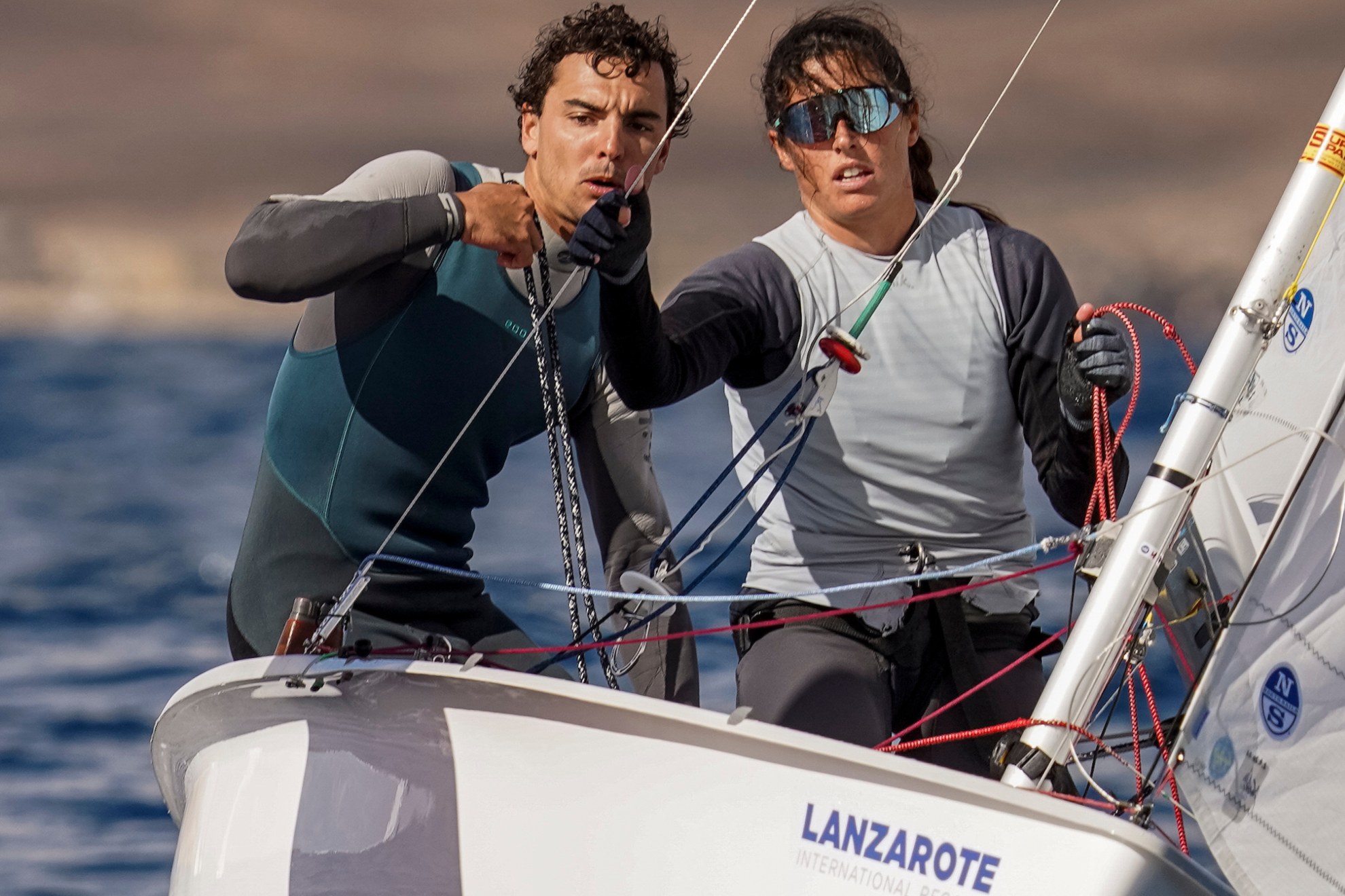 Los 470, 49er y 49erFX inauguran la Lanzarote International Regatta