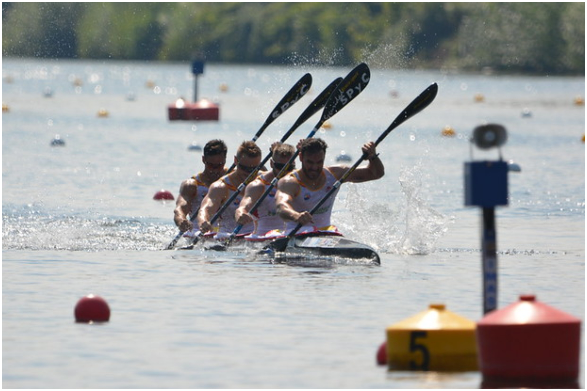 El K4 500 de Craviotto, Arévalo, Cooper y Germade, plata en el ...