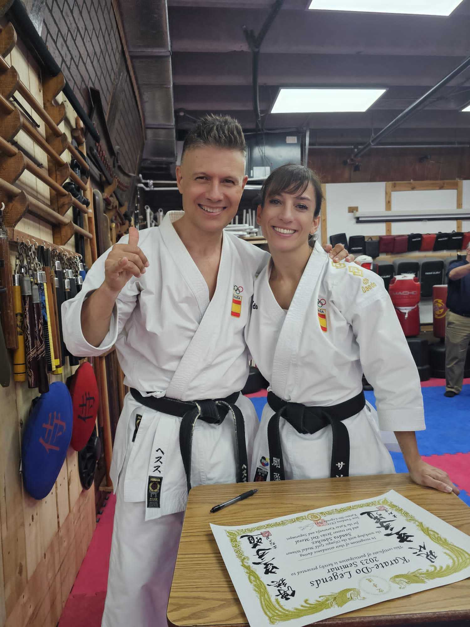 Sandra Sánchez, primera mujer distinguida con el Karate-Do Legend