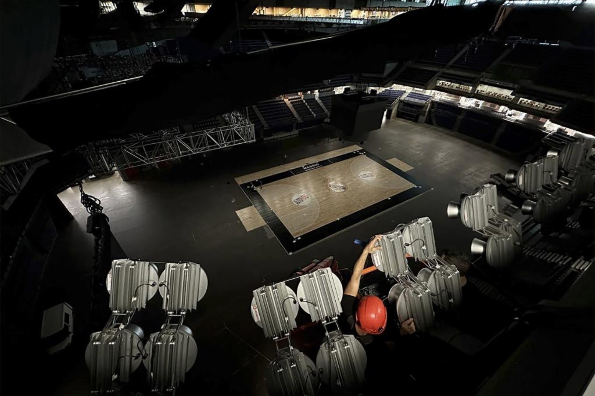 El 'hágase la luz' del WiZink Center de Madrid