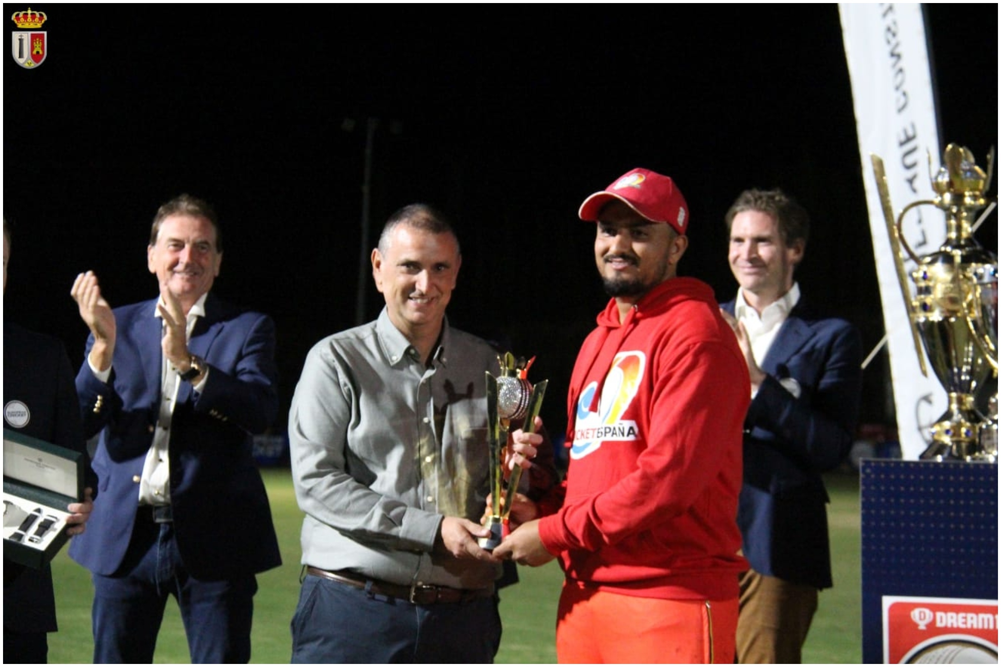 El español Hamza Saleem Dar, MVP del Europeo de cricket