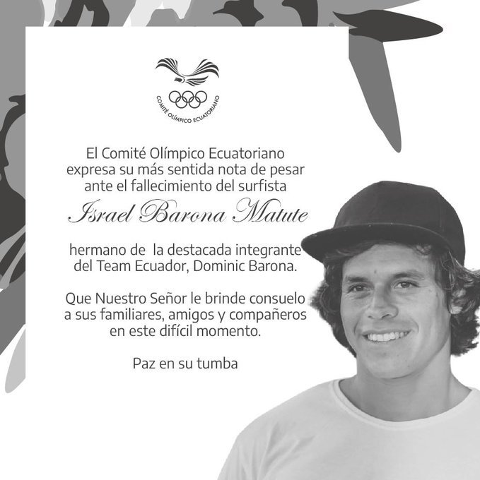 El surfista Israel Barona muere con 34 años en un hotel: desvelan las ...