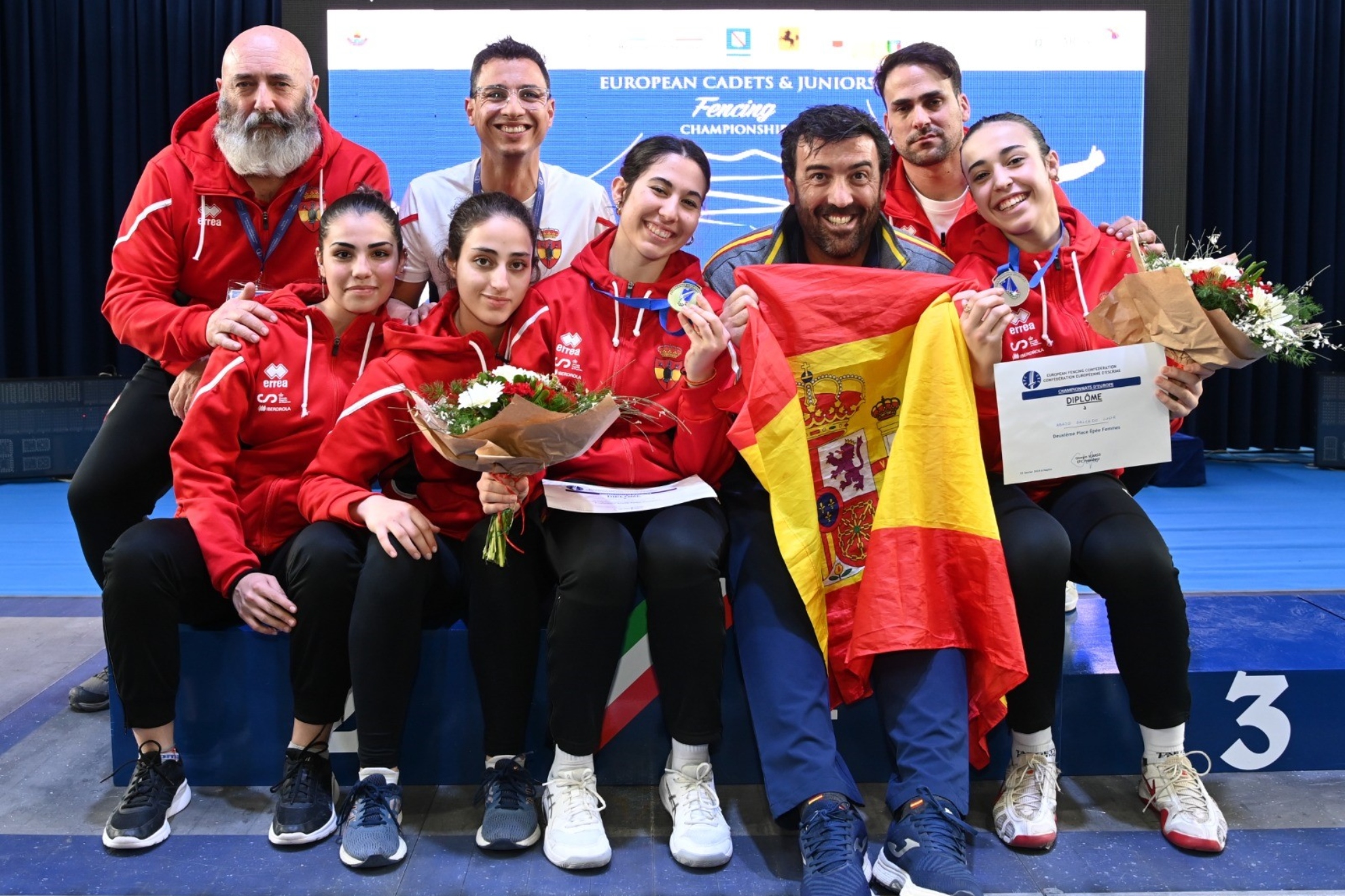 La esgrima española brilla en el Europeo junior y cadete