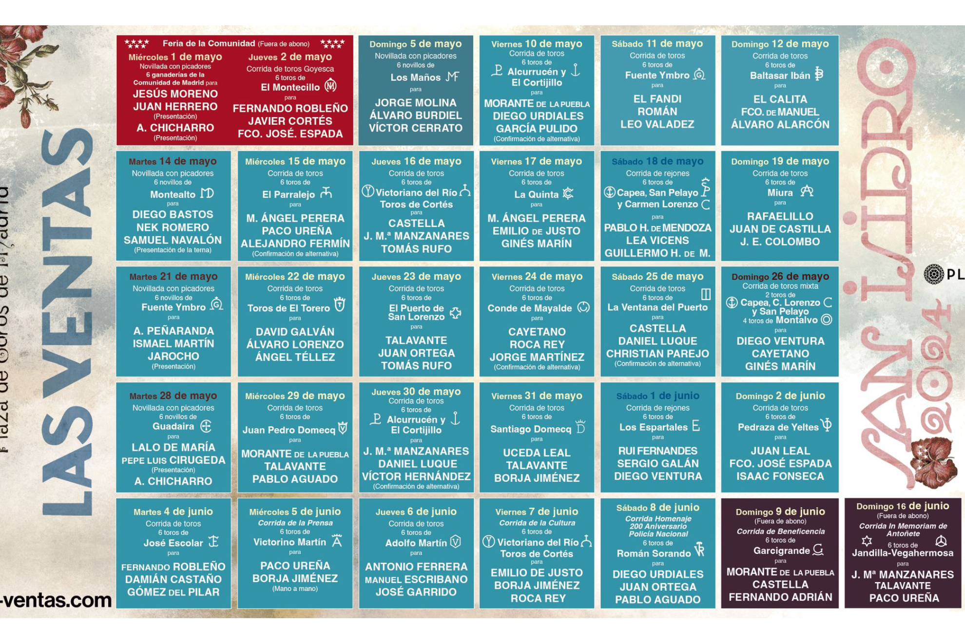 Toros de la Feria de San Isidro 2024: cartel, fechas, horarios y dónde ver las corridas en Las ...