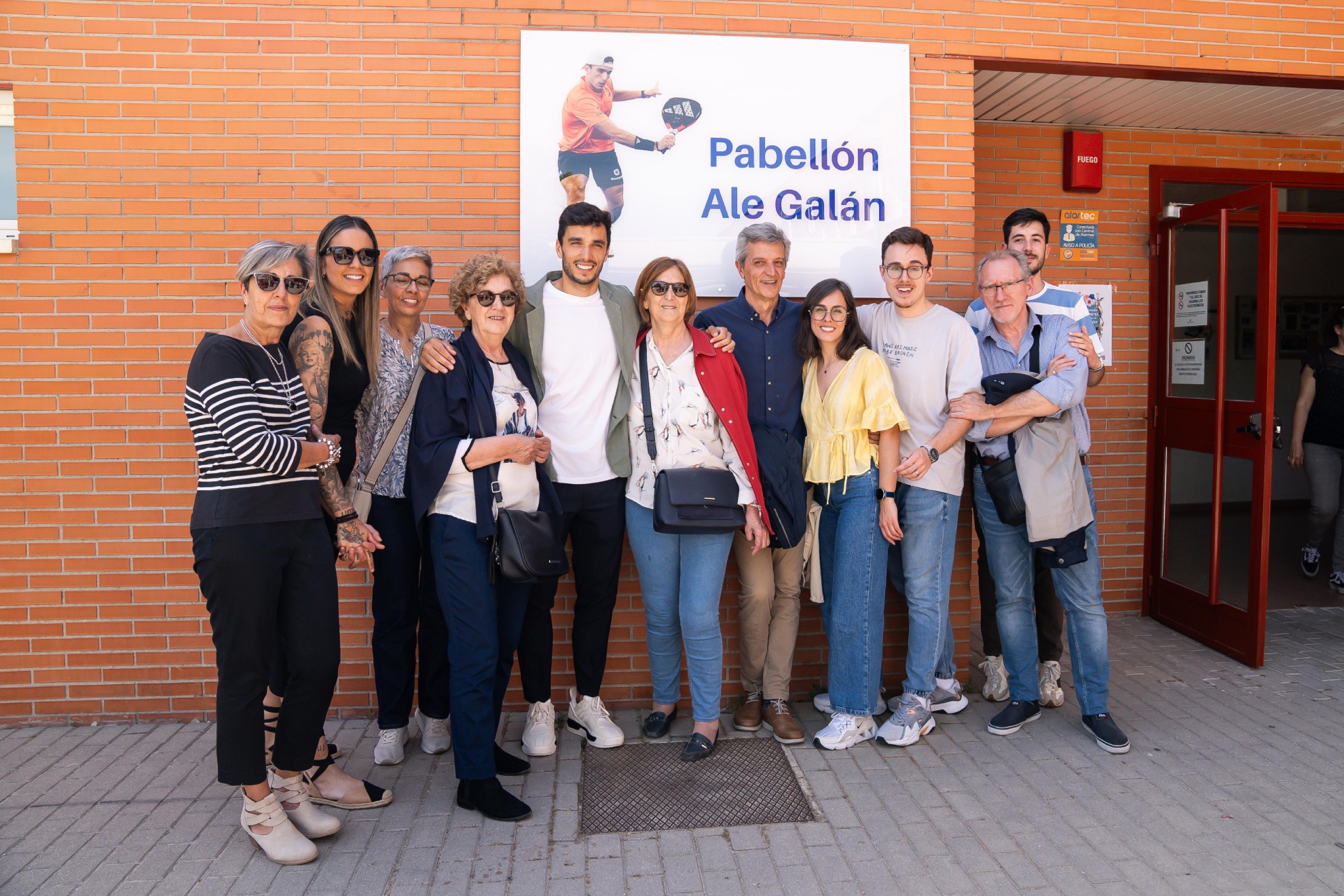 Ale Galán bautiza su pabellón en Leganés