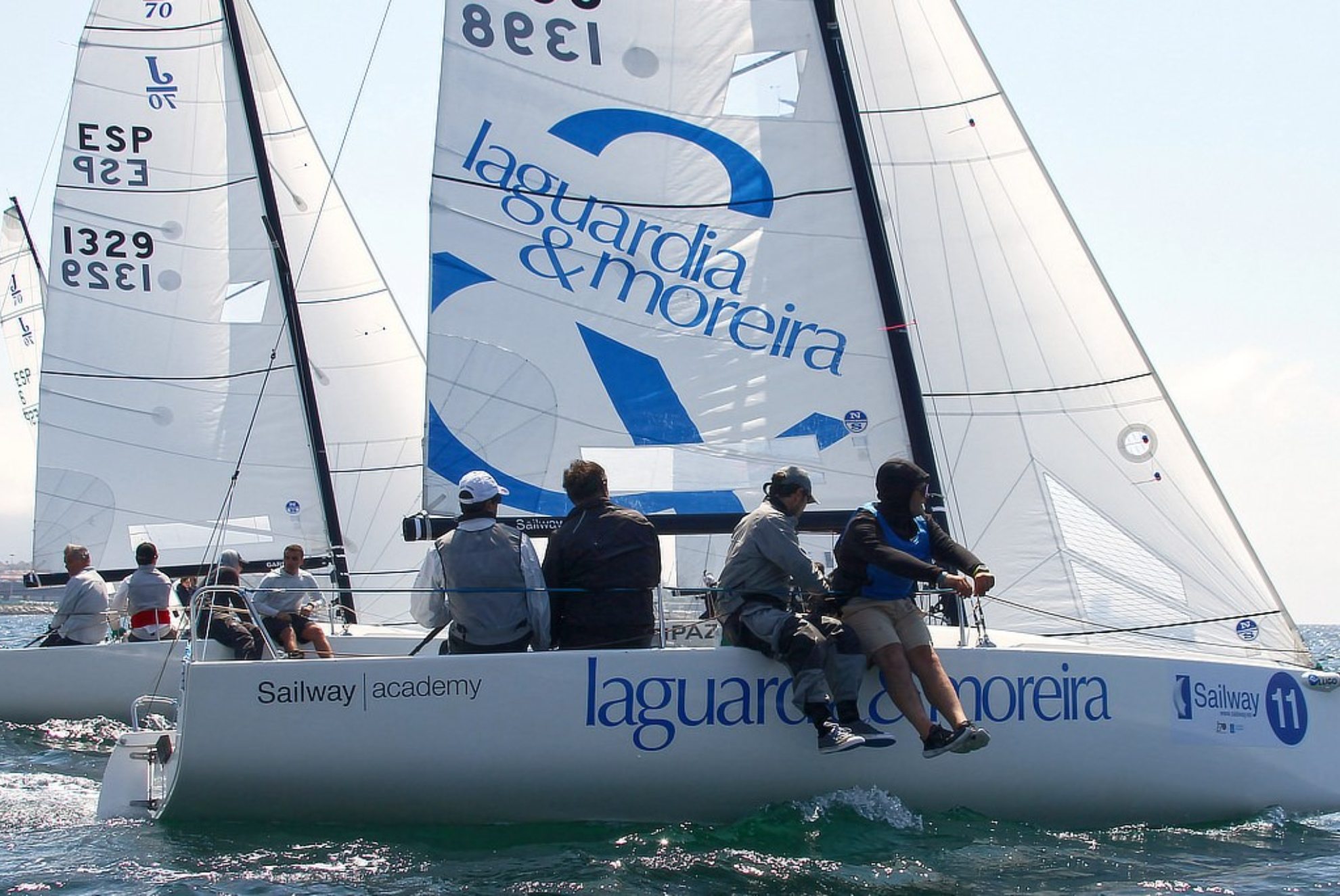 Laguardia&moreira dominan en la final de ls J70 Sailway Series