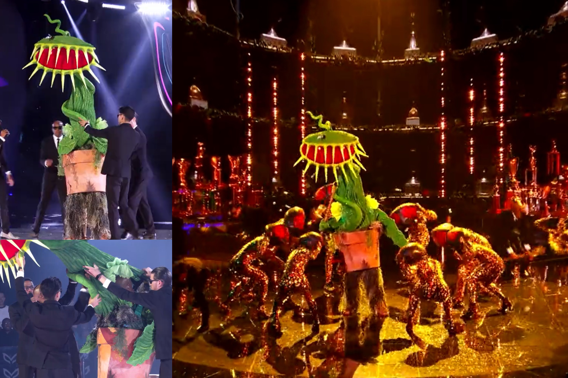 El campeón mundial de boxeo que fue una planta carnívora en 'The Masked ...