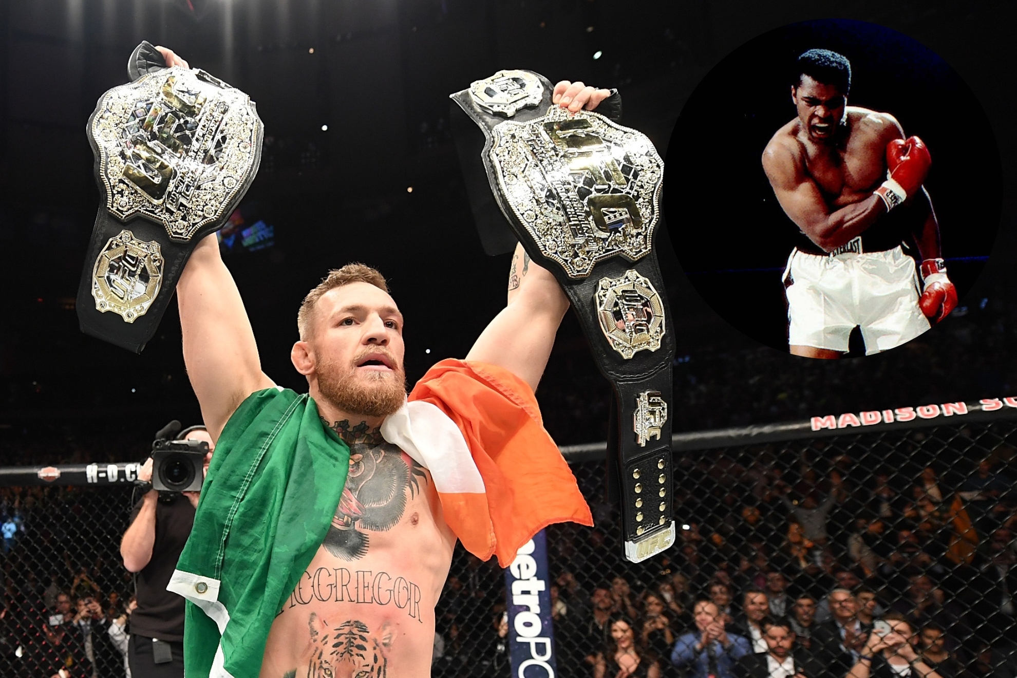 McGregor presume de un dato que lo convierte en único en la historia de ...