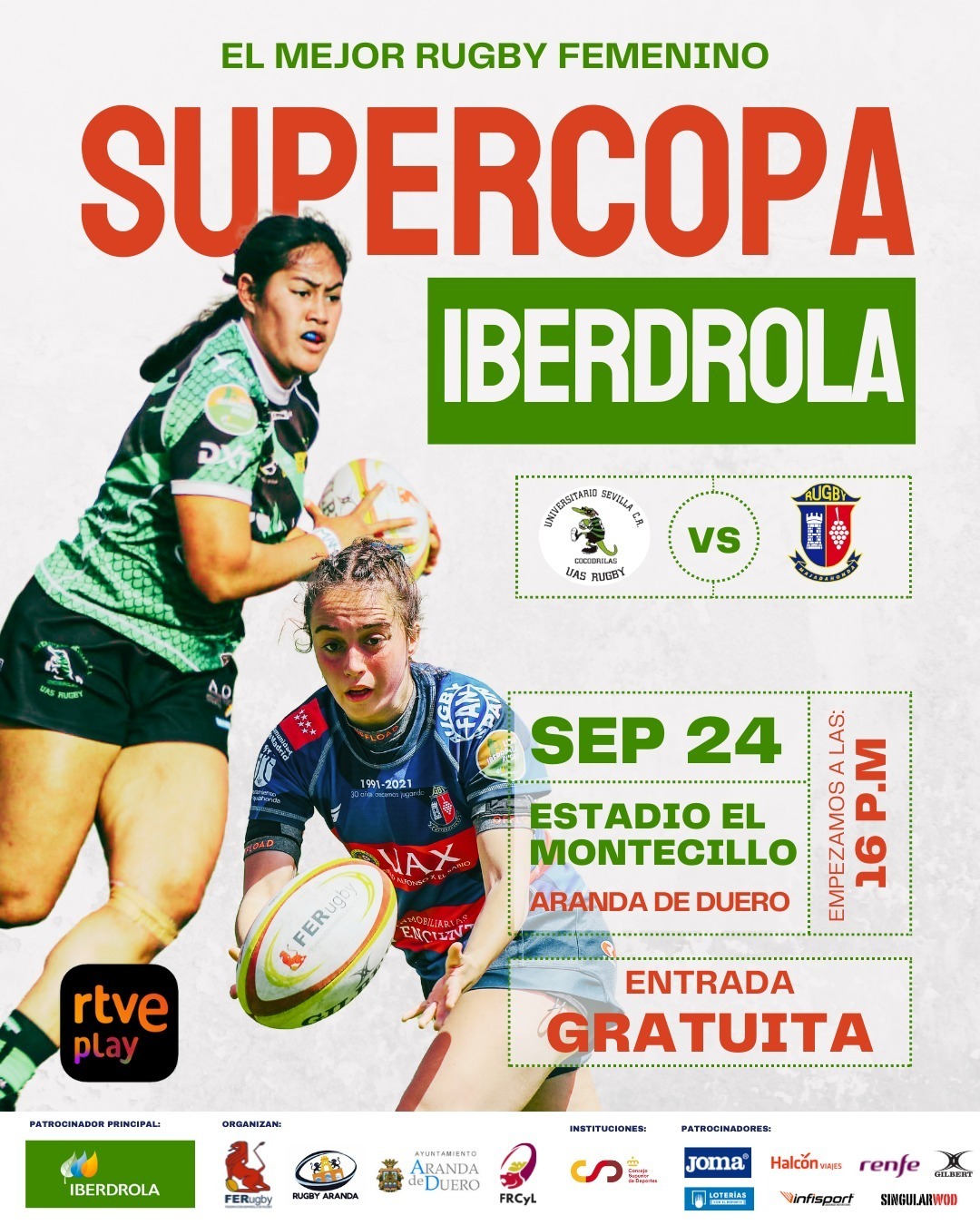 La I Supercopa Iberdrola femenina se presentó en Aranda de Duero