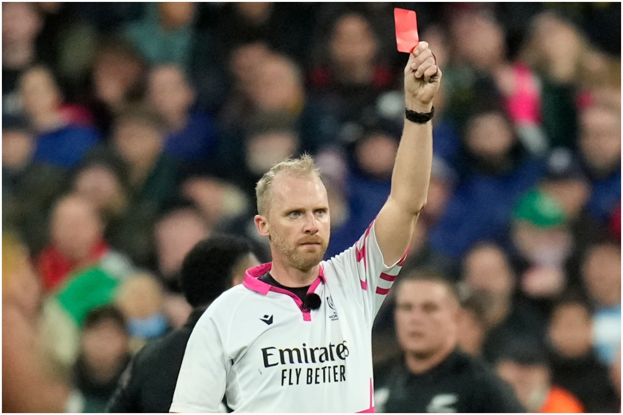 El árbitro de la final del Mundial de rugby anuncia su retirada