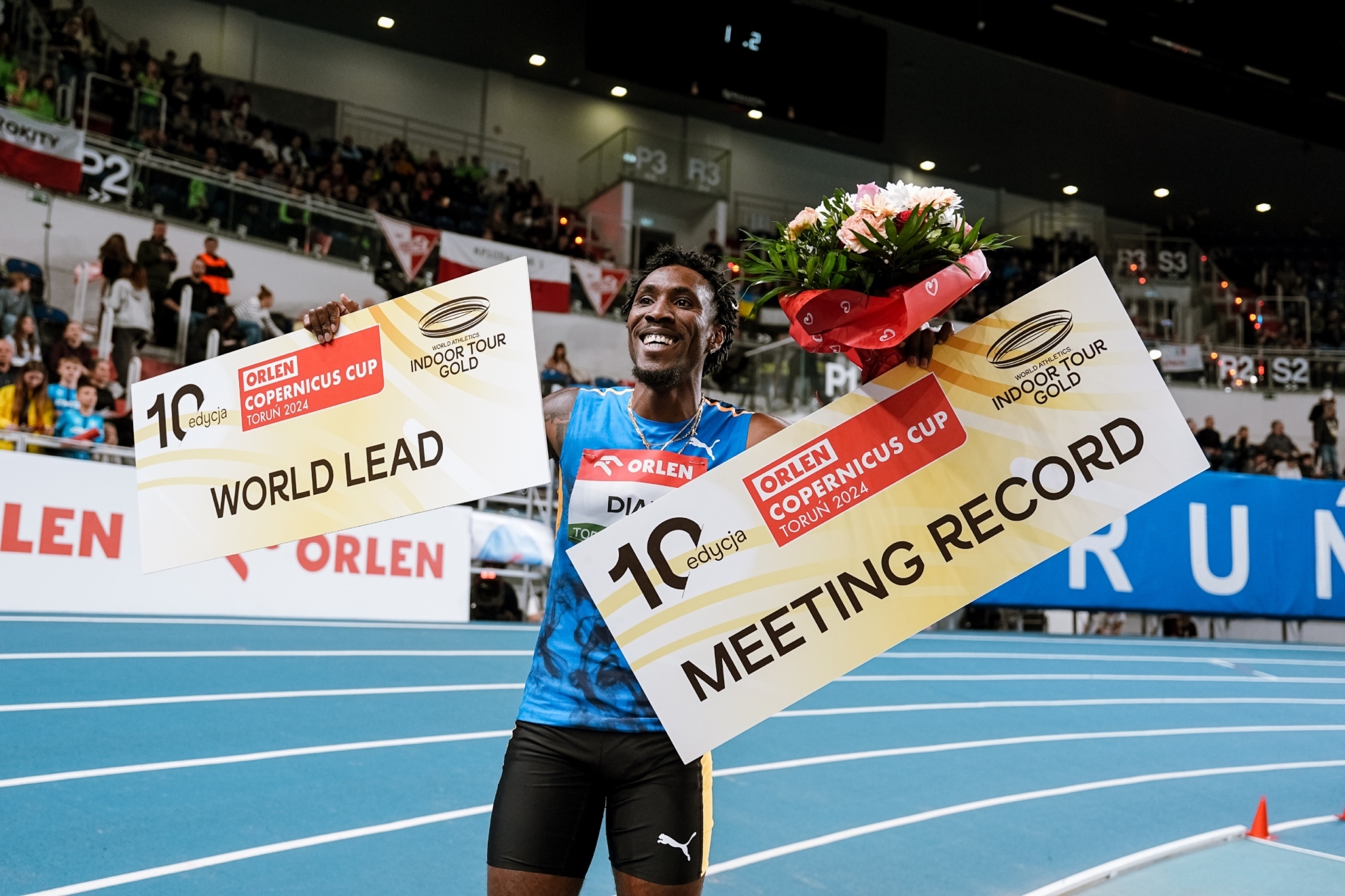 Andy Díaz vuela en Torun y realiza la mejor marca del año en triple salto