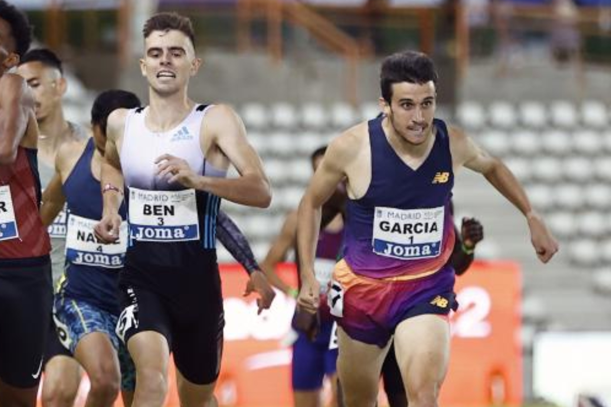 Mariano García y Adrián Ben brillan en el 1.500 de Lievin