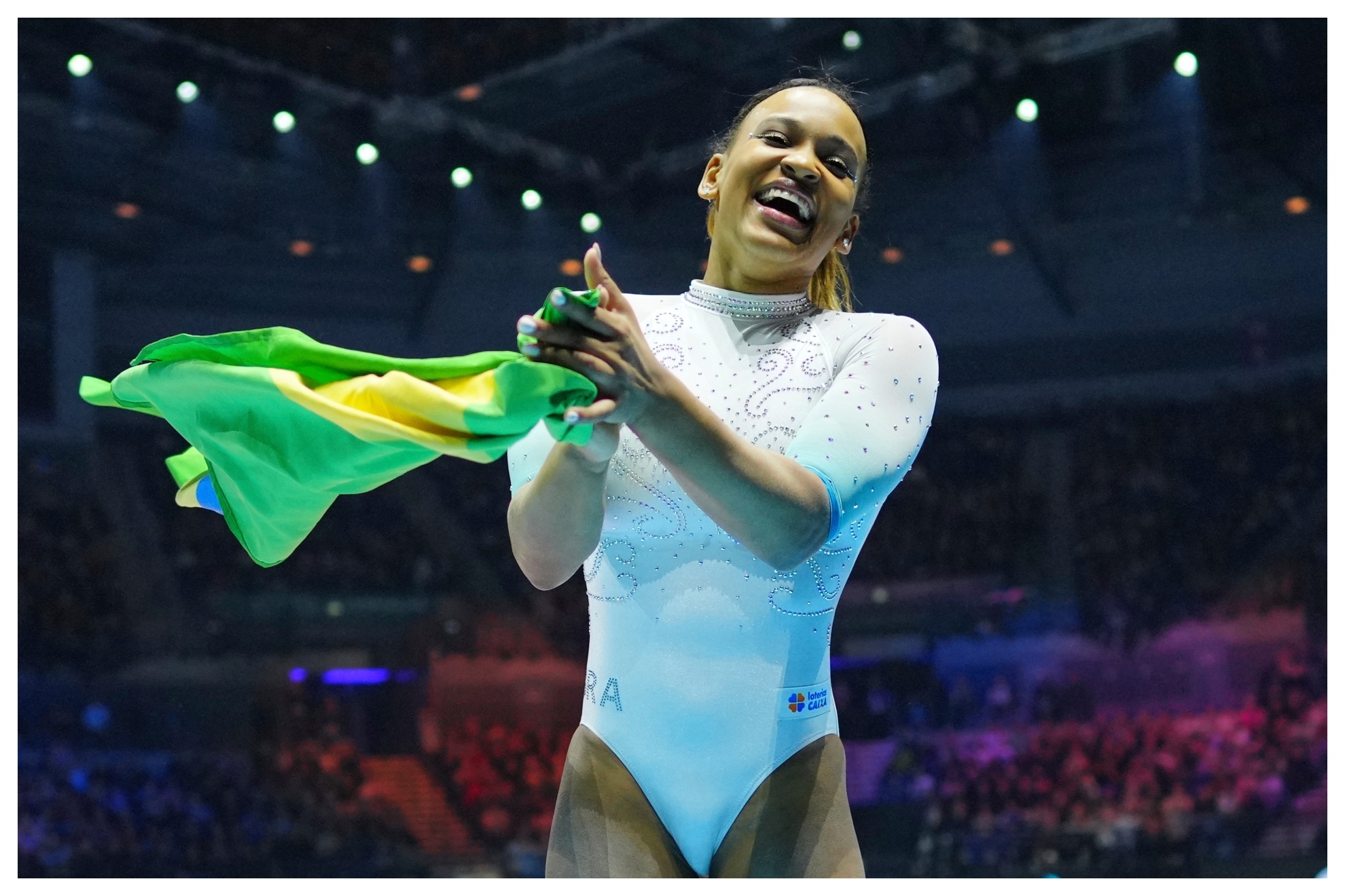 Rebeca Andrade, nueva y primera campeona del mundo brasileña
