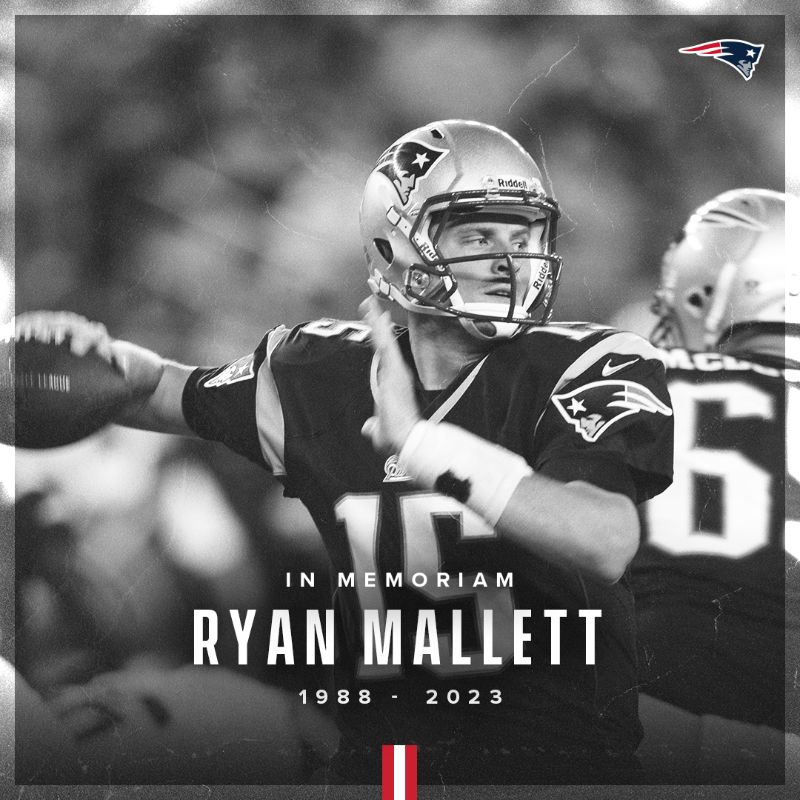 Ryan Mallett, ex 'quarterback' de los Patriots, muere ahogado