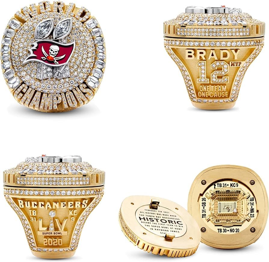 Así es un anillo de campeón de la Super Bowl por dentro