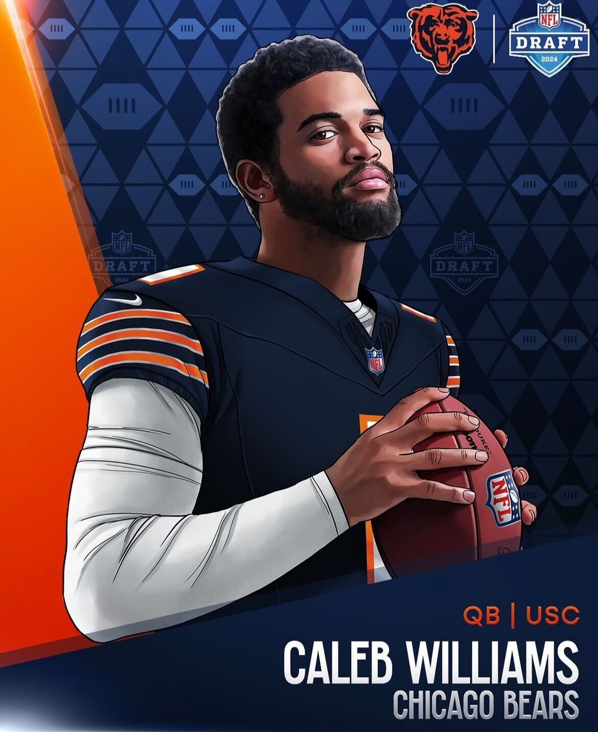 ¿Quién es Caleb Williams, el pick número uno del Draft 2024?