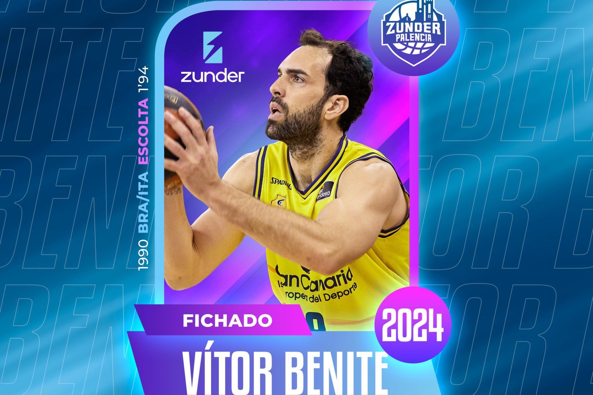 Vitor Benite cierra la plantilla del Zunder Palencia