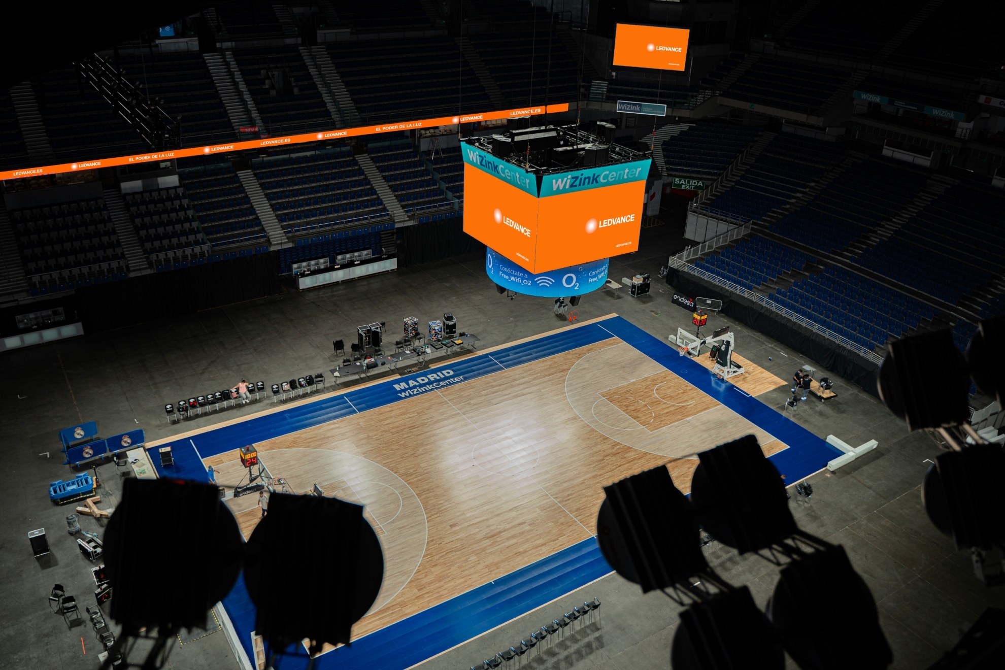 El WiZink Center estrenará iluminación NBA en el Real Madrid-Dallas ...