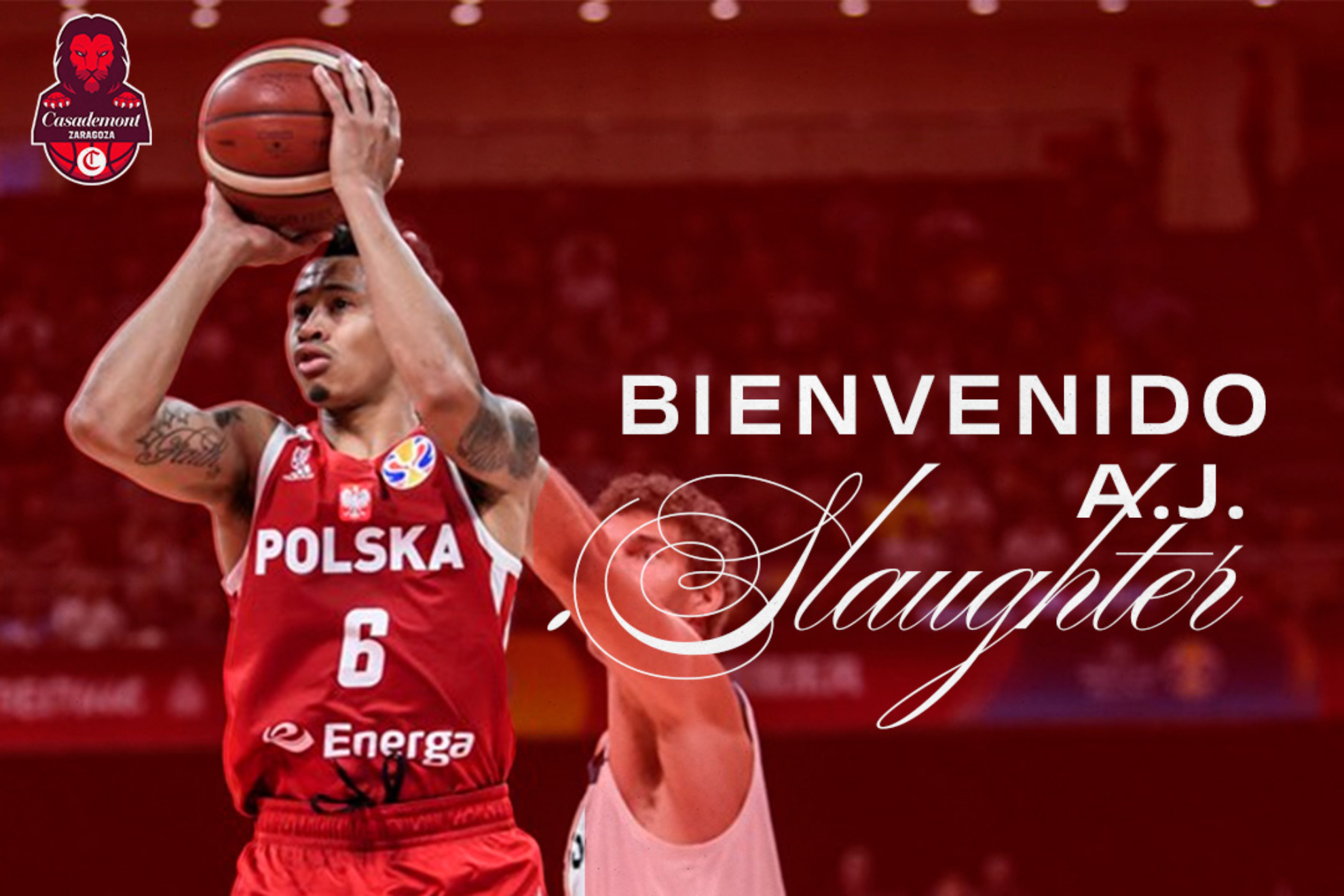 AJ Slaughter firma por dos temporadas con el Casademont Zaragoza