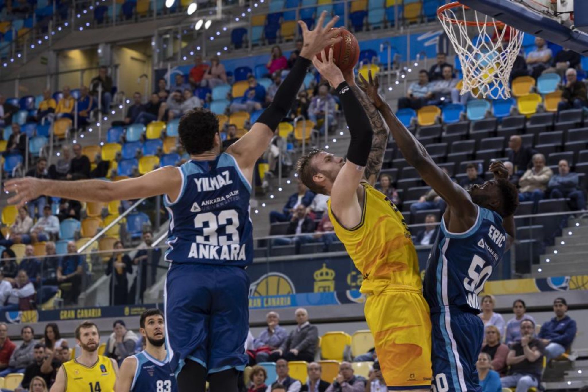 El Gran Canaria tumba al Turk Telekom y consolida su liderato en el Eurocup