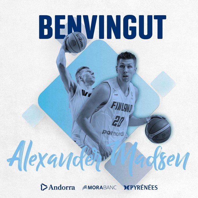Alex Madsen refuerza el juego interior del MoraBanc Andorra