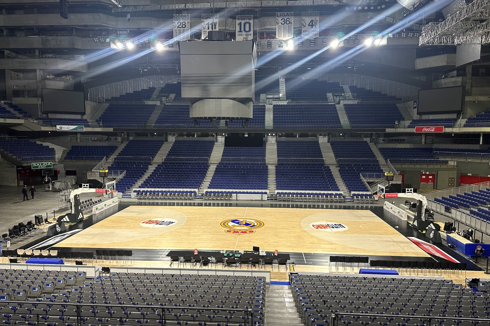 El WiZink estrenará en el Real Madrid-Valencia una pista de última ...