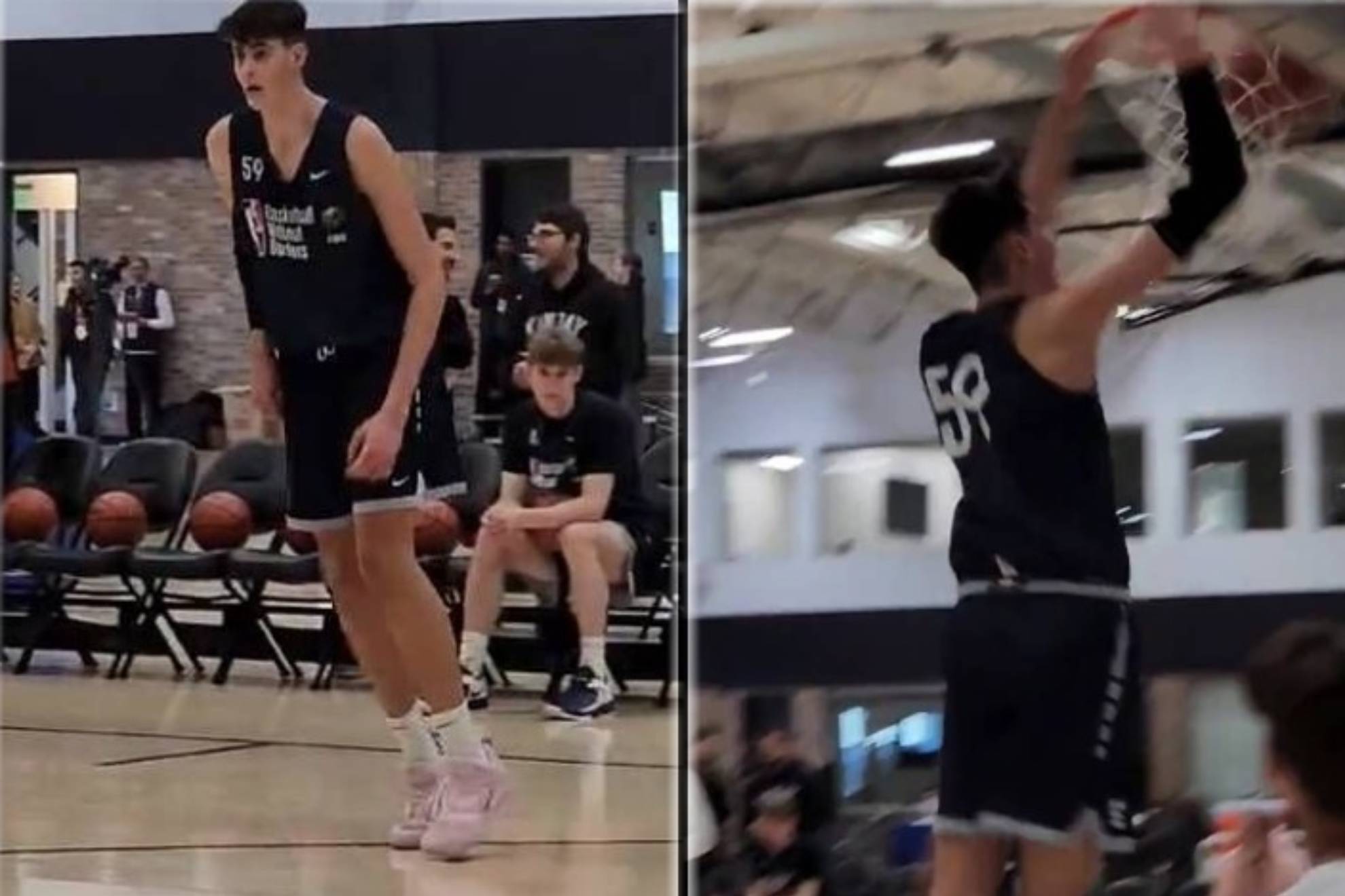 La NBA escrutó al español Aday Mara (2,21) durante el All Star y lo comparan con un "alien": "El ...