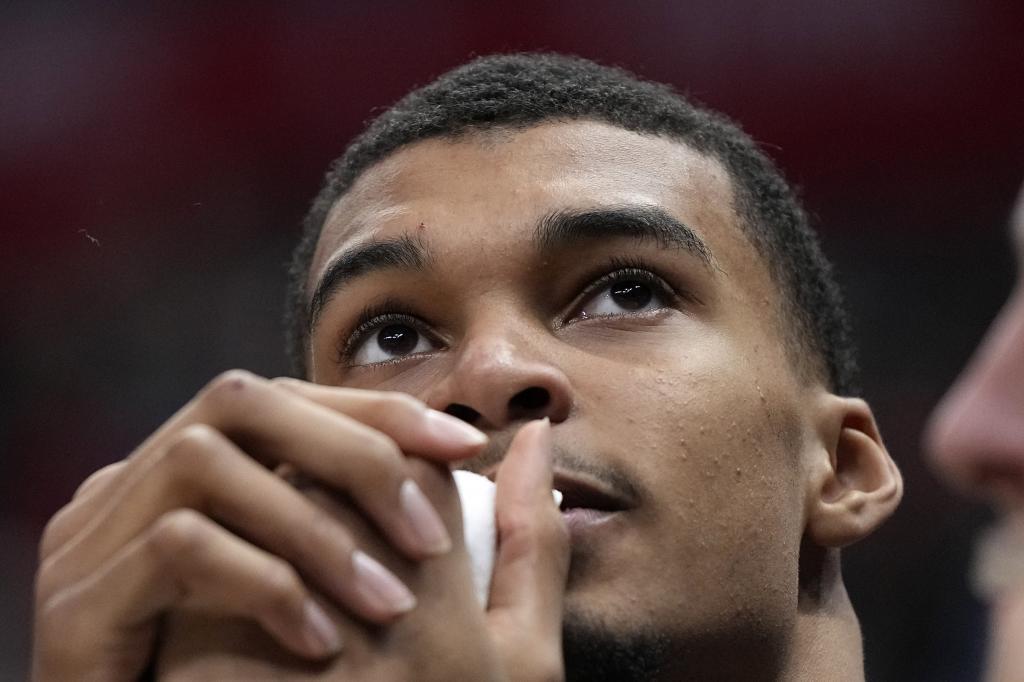 El primer día de sufrimiento de Victor Wembanyama