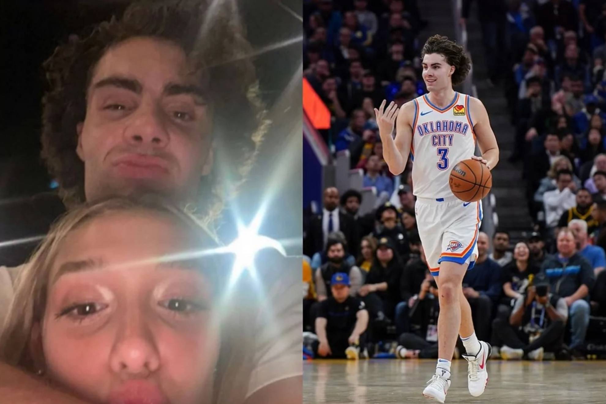 El jugador de los Thunder Josh Giddey se vuelve viral por unas fotos ...