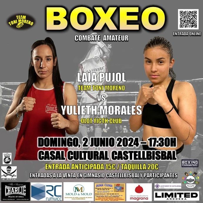La prometedora Laia Pujol boxea este domingo en Castellbisbal