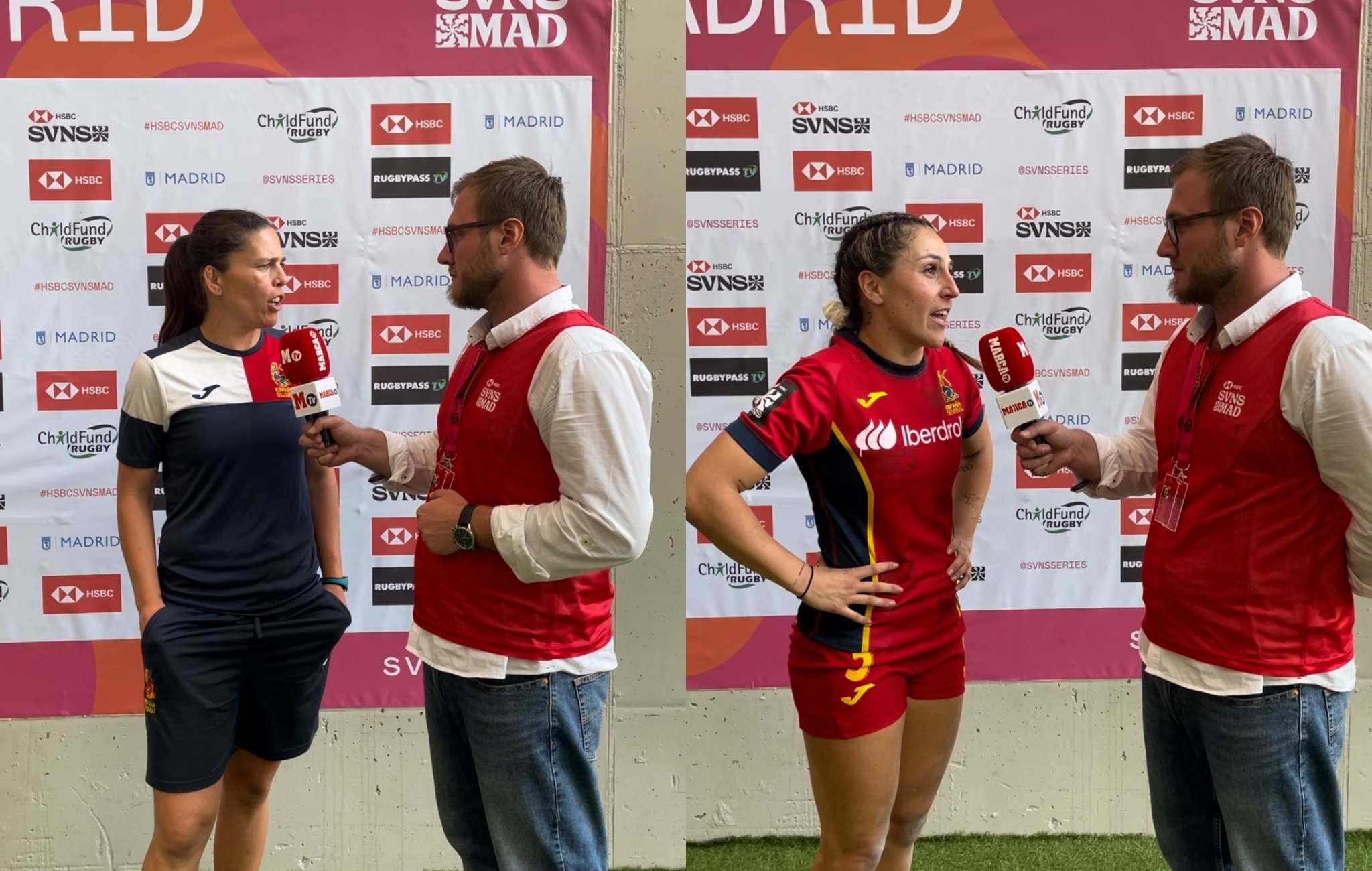 María Ribera y Amaia Erbina analizan el primer día del HSBC SEVEN de Madrid