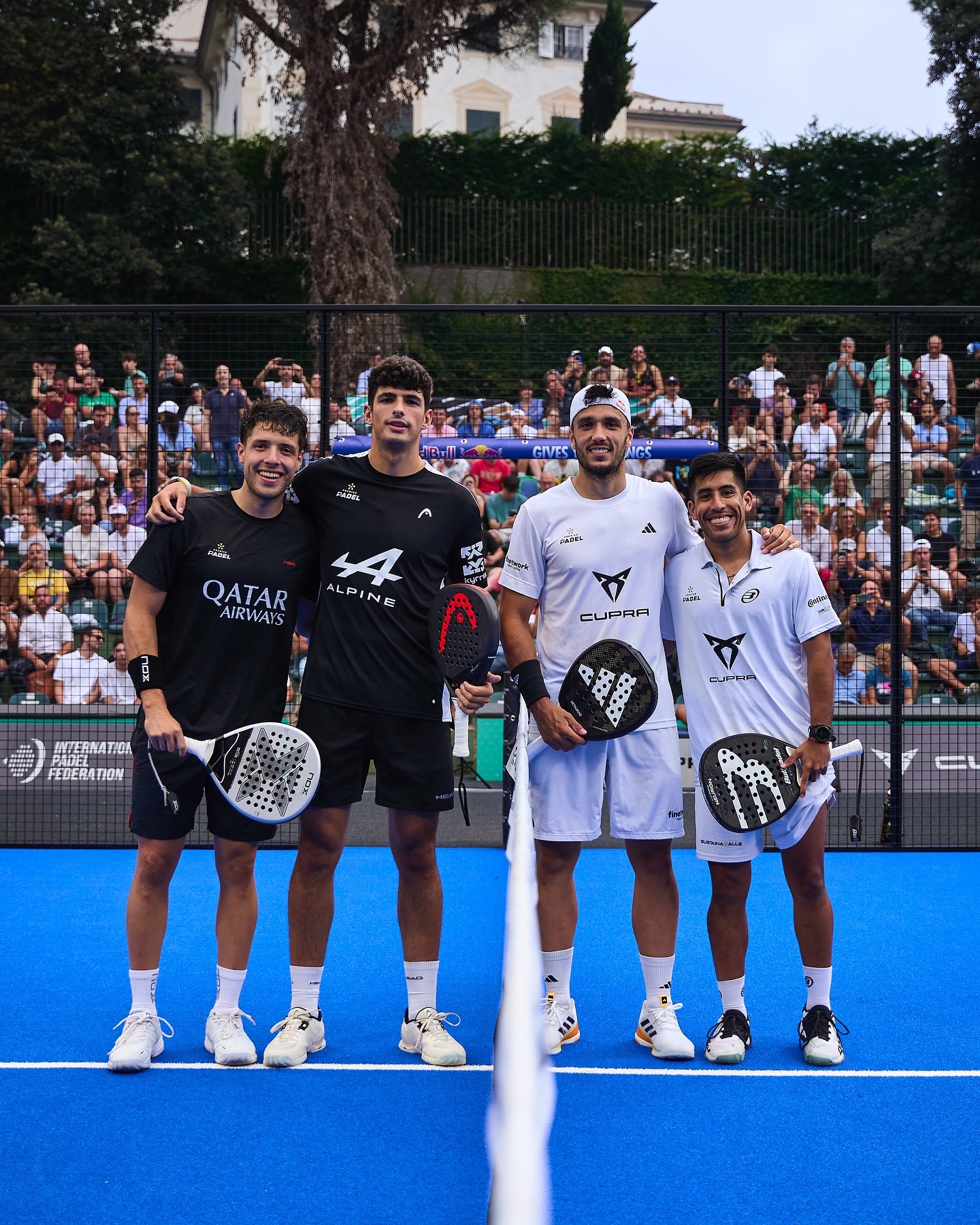 Chingotto y Galán barren a Tapia y Coello en Génova