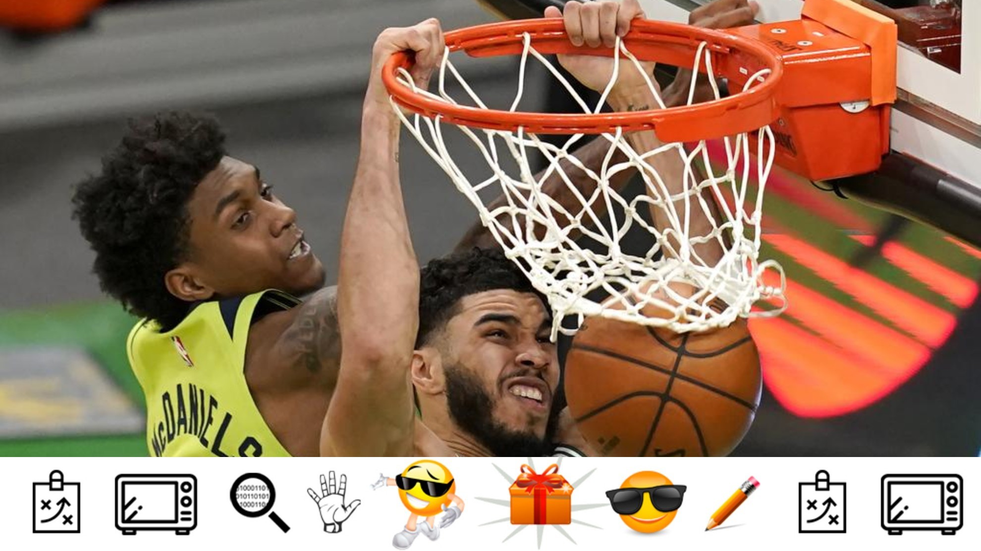 Tatum se disfraza de Larry Bird y se abre hueco en la historia de los ...