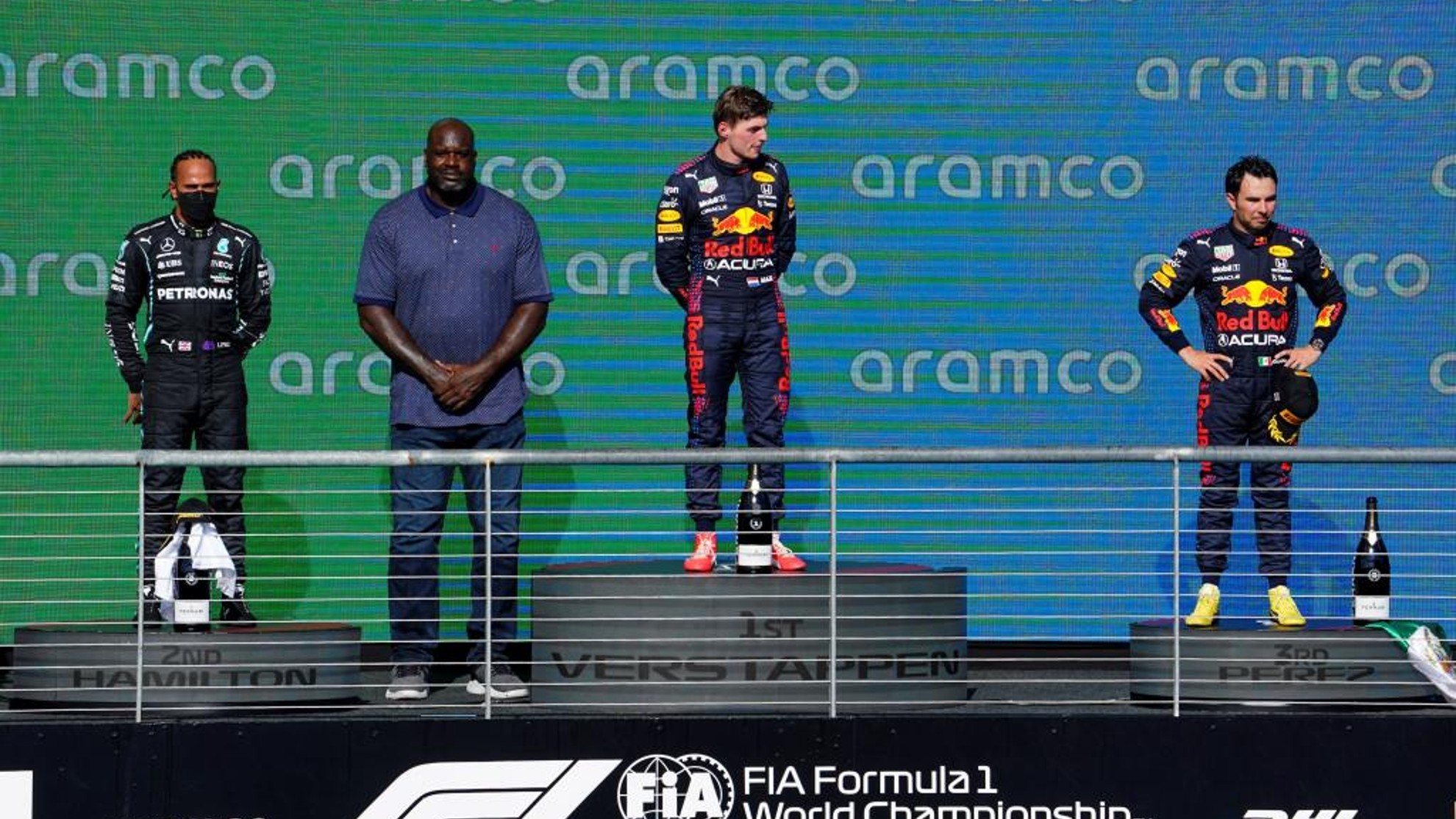 El show de Shaquille O'Neal en la F1